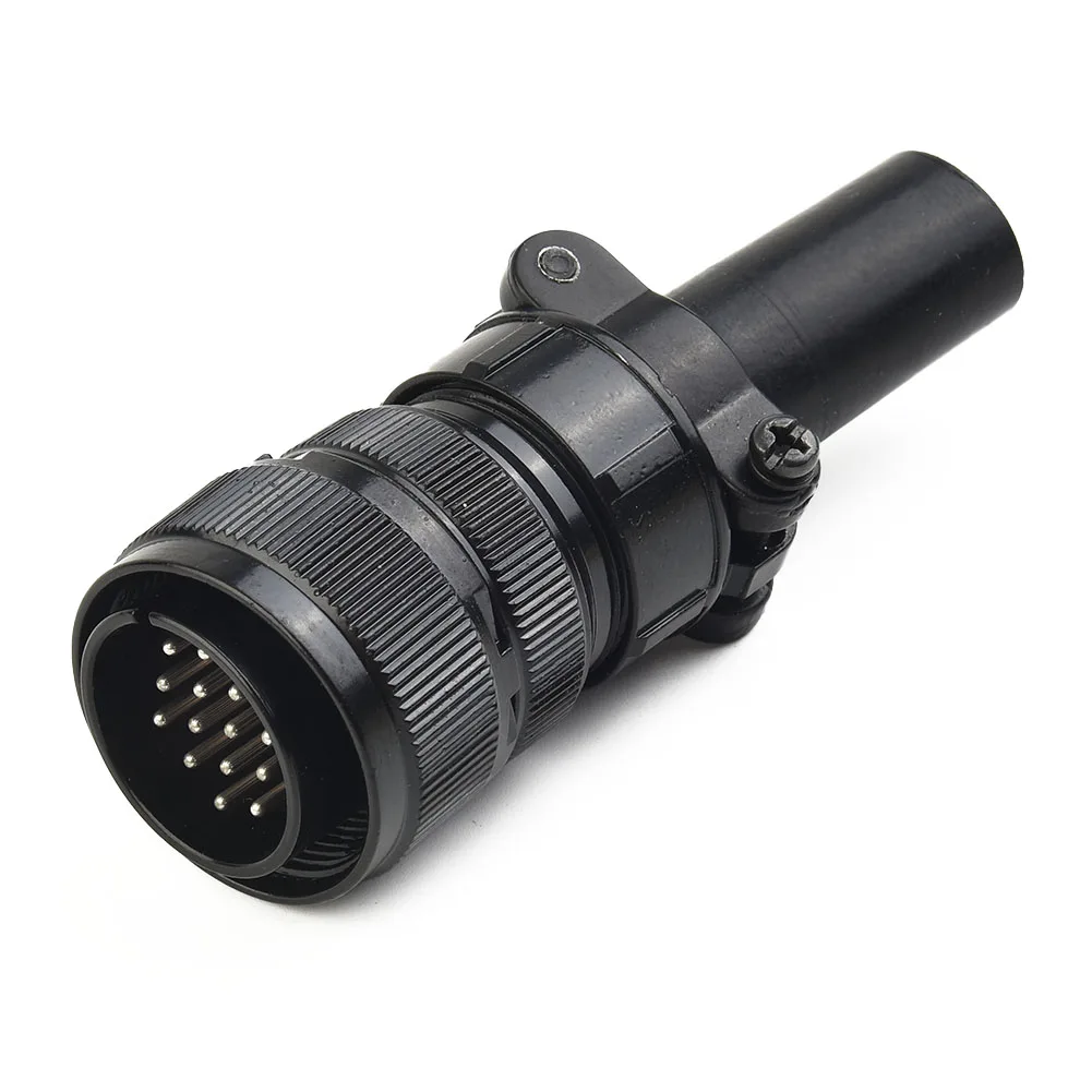Metal 14 Pin Male Connector 136961 141162 Threaded 1 1/8'' 18 UNEF for ...