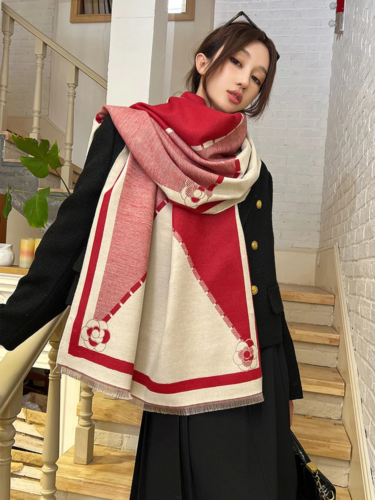 Fashion-Winter-Scarf-Headscarf-Women-Ladies-Pretty-Elegant-Office ...