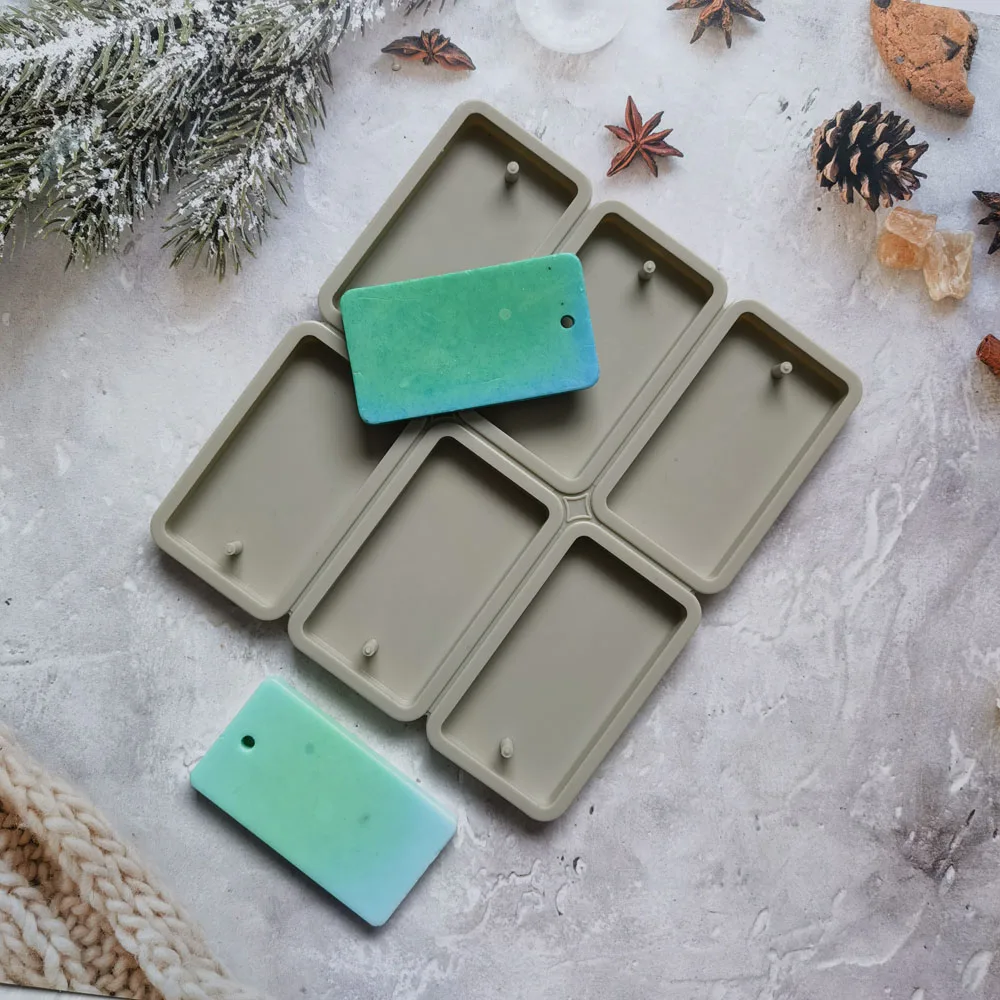 6-Cavity-Soap-Mold-Silicone-Forms-Making-Handmade-Rectangle ...