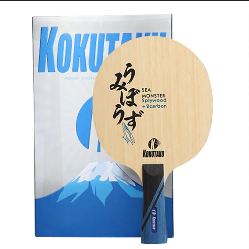 KOKUTAKU Sea Monster Carbon Table Tennis Blade, 5 Plywood + 2 Ply ...