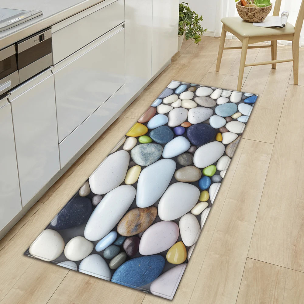 Entrance Doormat Kitchen Mat Anti-Slip Foot Rug Home Bedroom Hallway ...