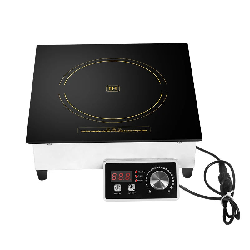 Restaurant-Commercial-220V-Embedded-induction-cooker-stove-3500W-remote ...