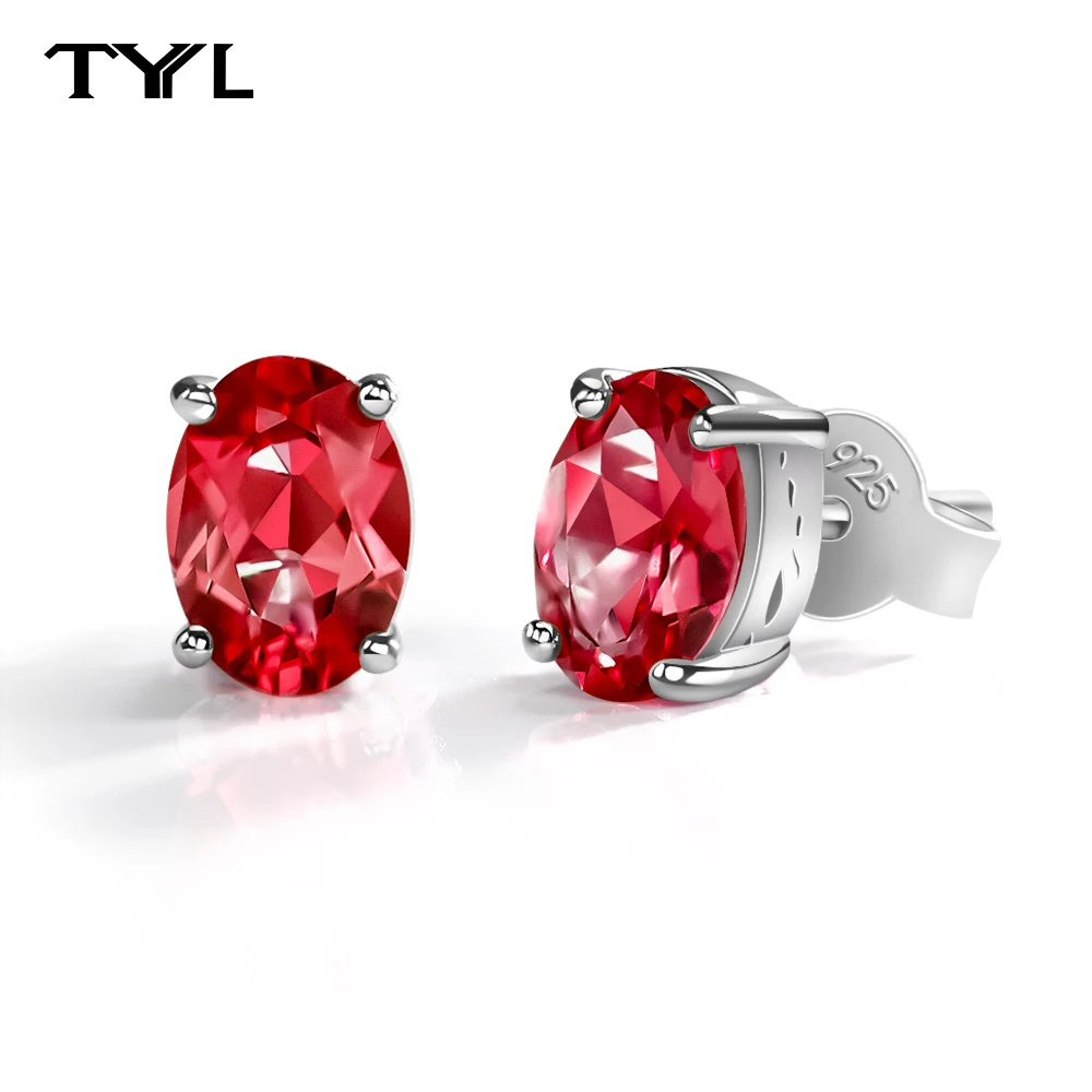 TYYL-Oval-Birthstone-Blue-Topaz-Solid-925-Sterling-Sliver-Gemstone ...