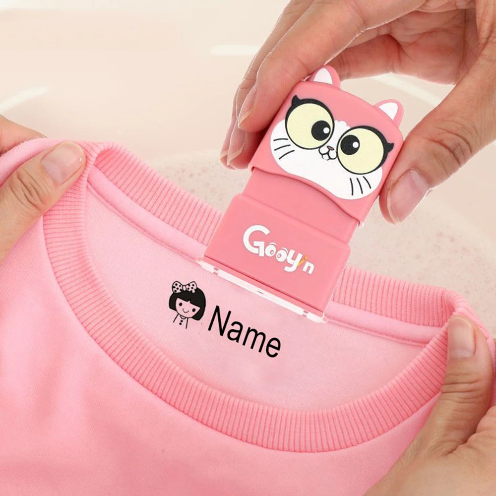 Name Stamp Clothes Waterproof | Custom Stamp Child Clothes | Name Child ...