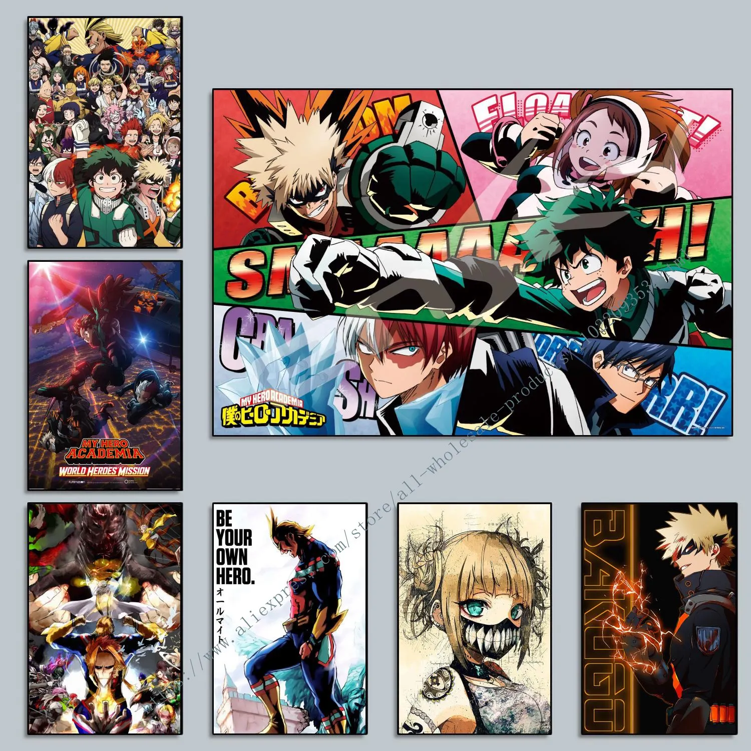 My-Hero-Academia-All-Might-Poster-Words-Quote-Poster-Bedroom-Wall ...