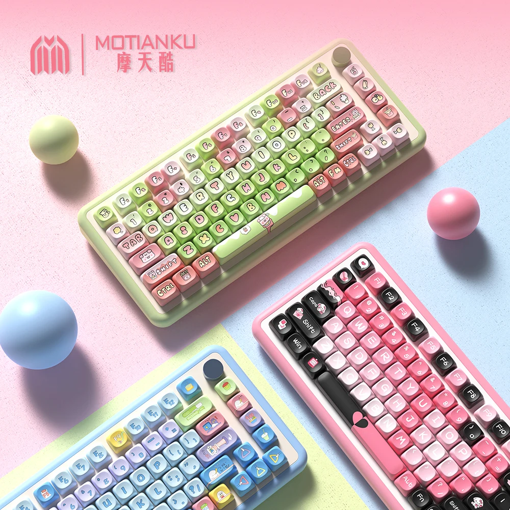 Original-Theme-Keycaps-MCA-Profile-cute-Anime-PBT-Keycap-custom-For ...
