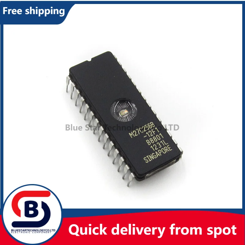 Free-Shipping-10-50pcs-lots-M27C256B-12F1-M27C256B-15F1-M27C256B ...