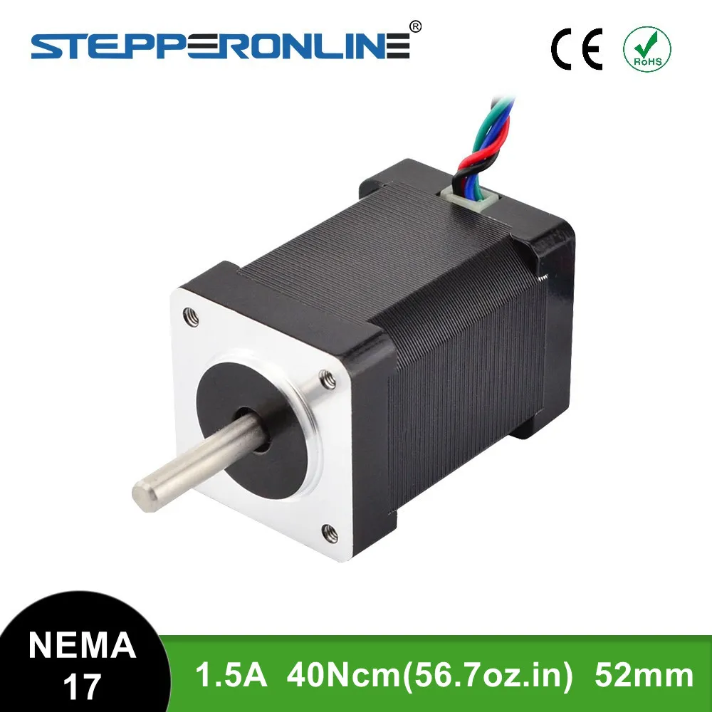 High Torque Nema 14 Stepper Motor 40ncm(56.7oz.in) 1.5a 35x35x52mm ...