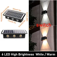 Solar Up and Down Wall Lights - Lighting4Home