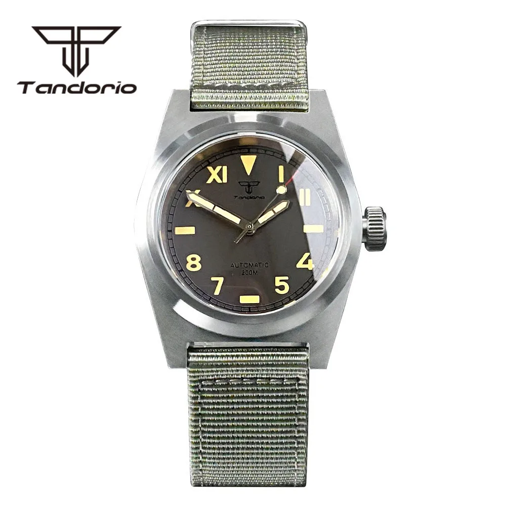 Tandorio 20Bar California Dial Luminous 38mm Men's Automatic Dive ...