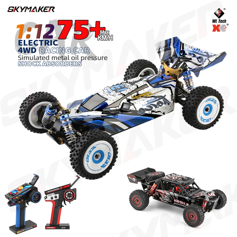 WLtoys-124016-124017-1-12-RC-Car-2-4G-V8-Remote-Control-Brushless-75Km ...