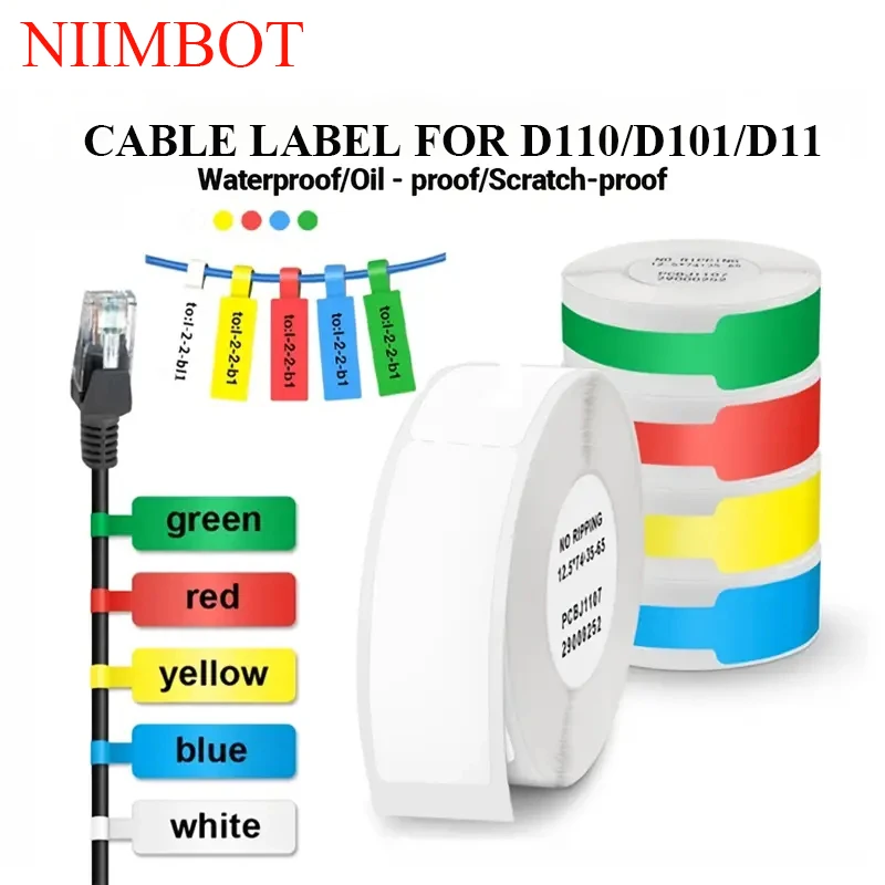Niimbot D11 D110 D101 Label Paper Waterproof Anti-oil Tear-resistant ...