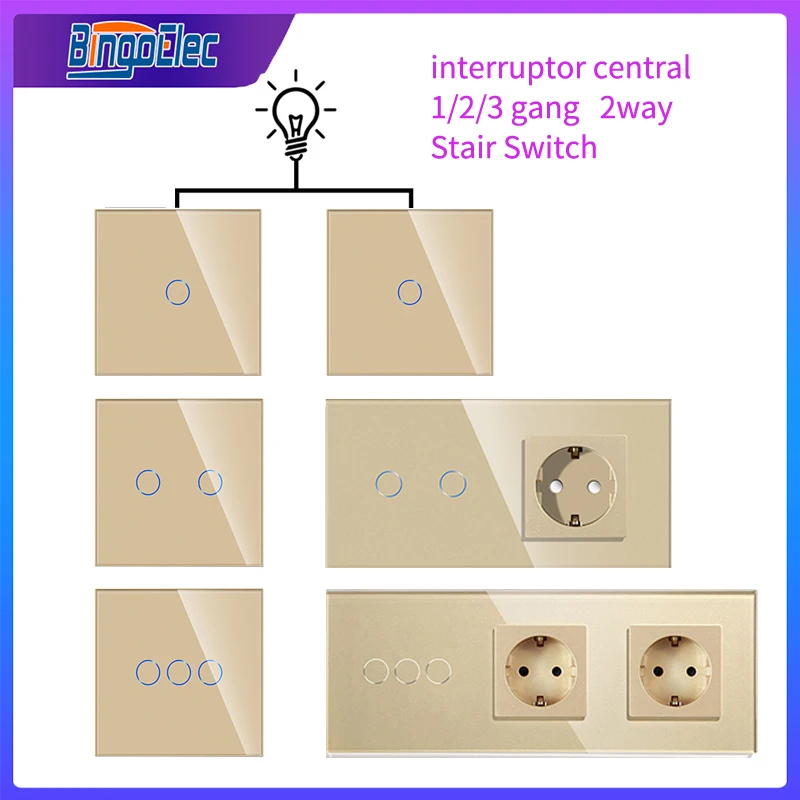 Electric Socket Light Switch 3 | Touch Light Switch Socket | Wall Touch Switch Socket - Switches ...