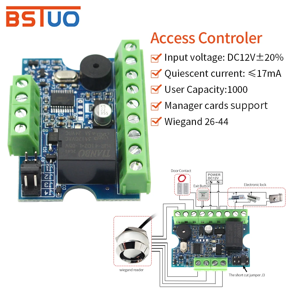 New-Micro-Access-Controller-Board-Panel-Electric-Door-Wiegand ...
