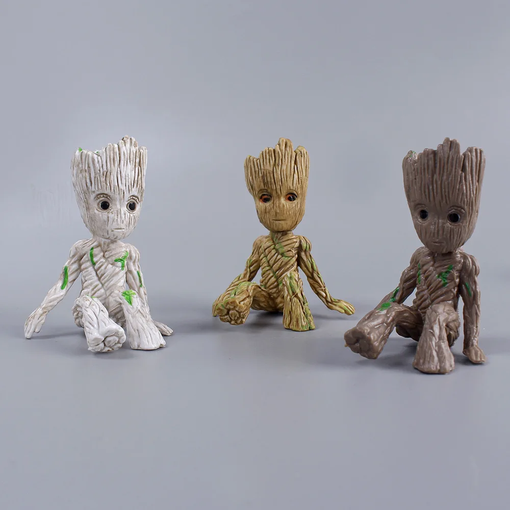 6cm Cute Tree Man Groot Guardians of The Galaxy Marvel Avengers GK Toys ...