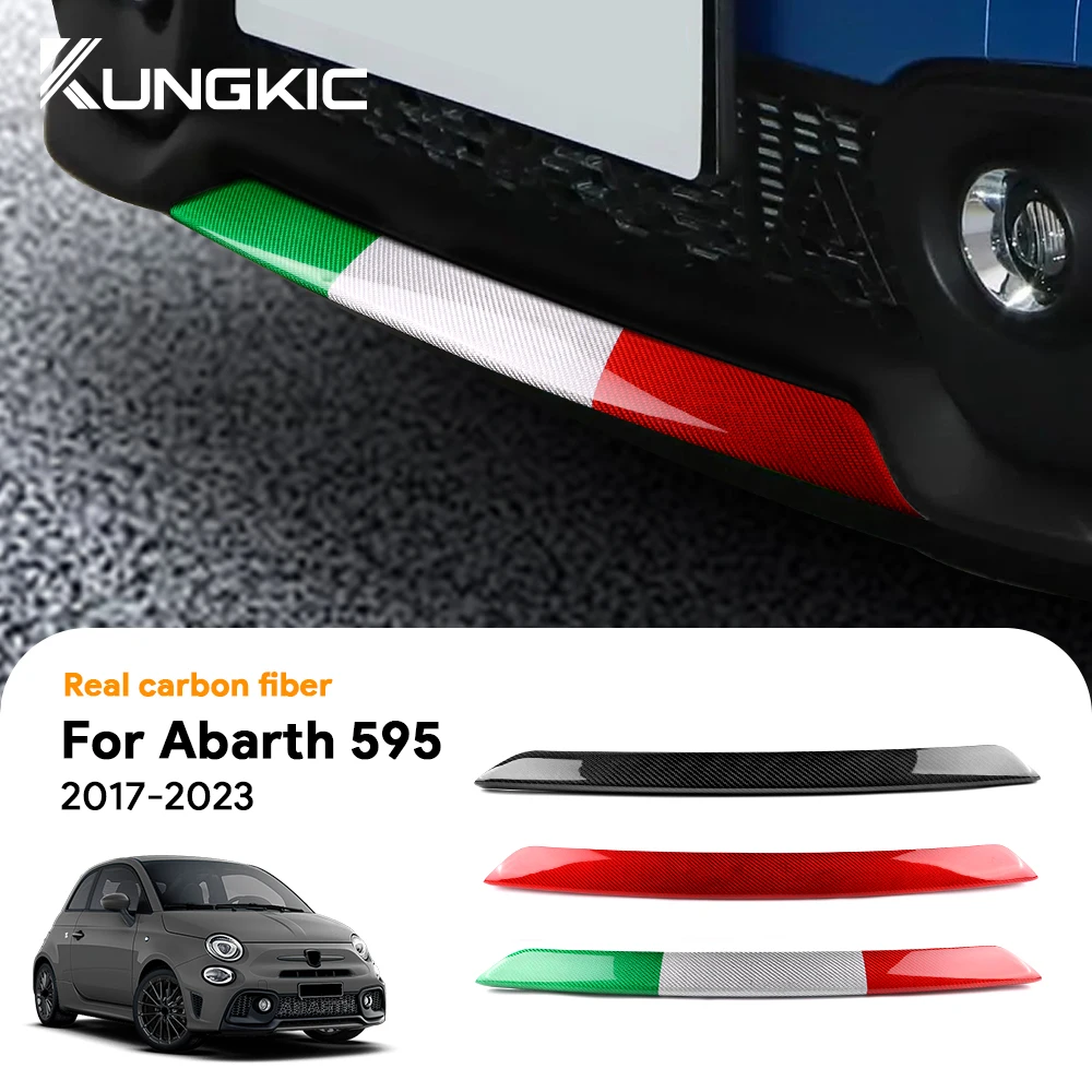 Car-Front-Bumper-Decorarion-Dry-Carbon-for-Abarth-595-2017-2018-2019 ...