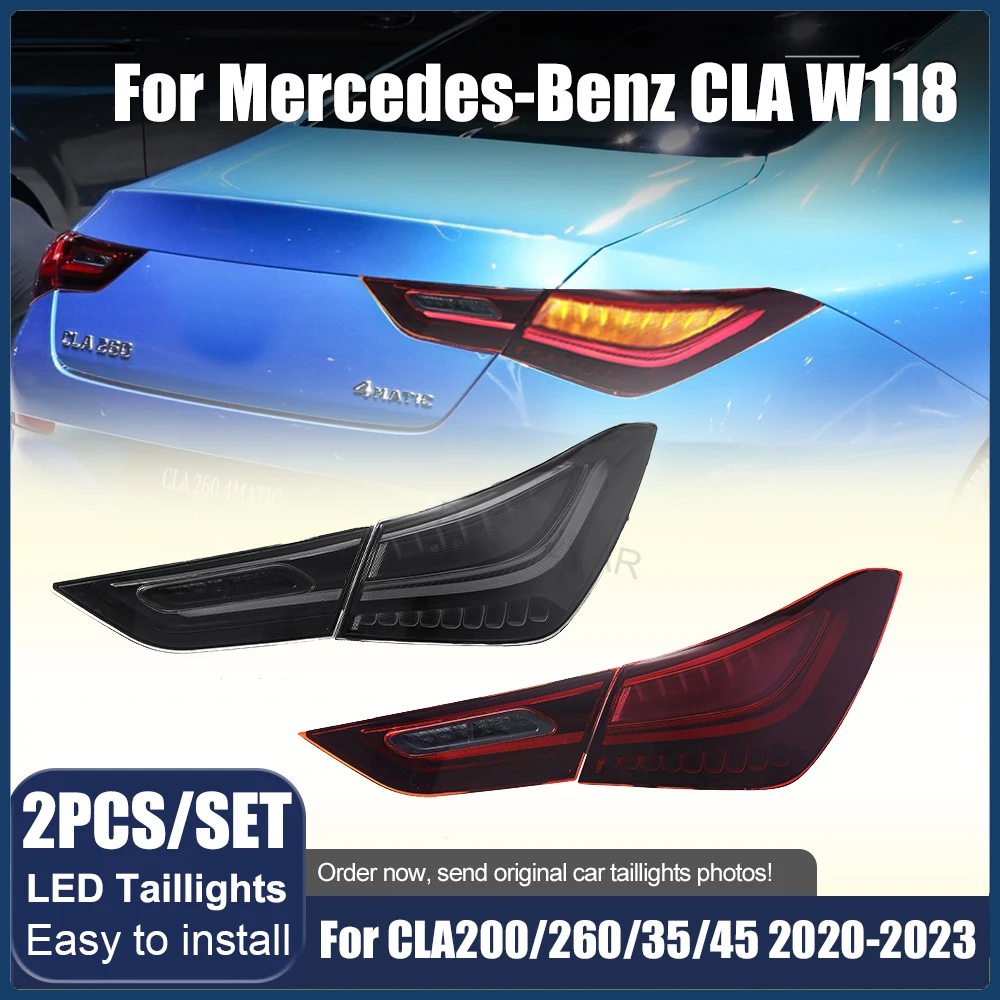 2PCS LED TailLight Assembly for Mercedes-Benz CLA W118 CLA200 CLA260 ...