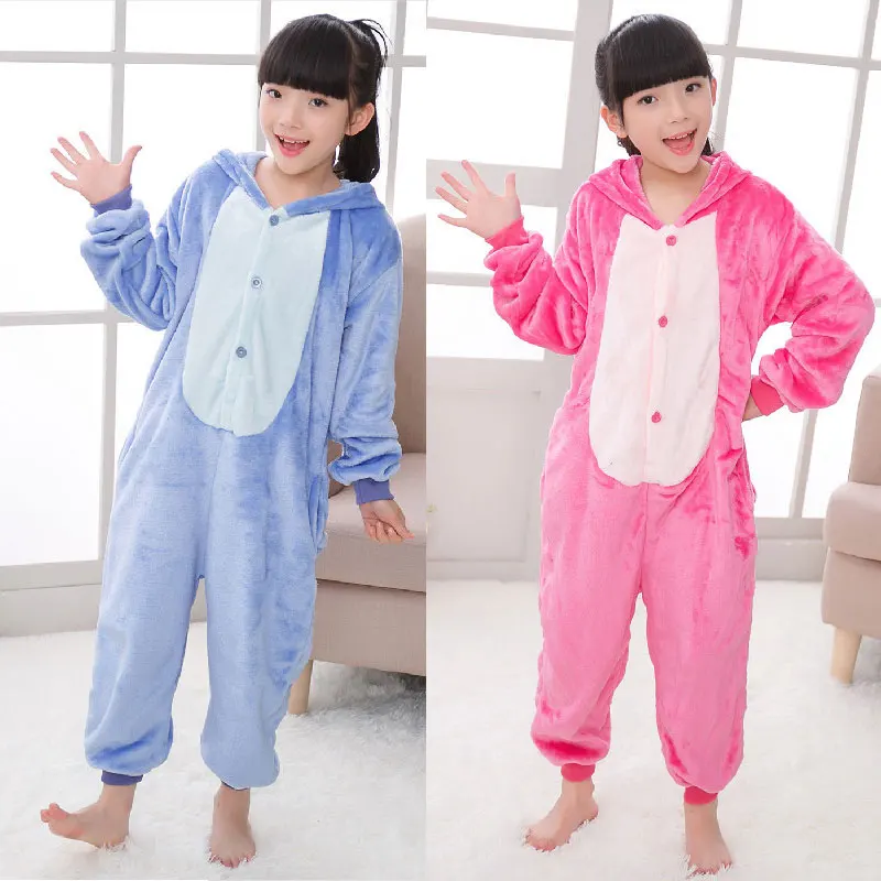 Winter-Spring-Animal-Sleepwear-Children-Panda-Kigurumi-Pajamas-Boy-Girl ...
