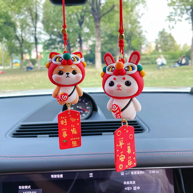 Oriental-Lion-Anime-Shiba-Car-Auto-Fashion-Pendant-Fortune-Health ...
