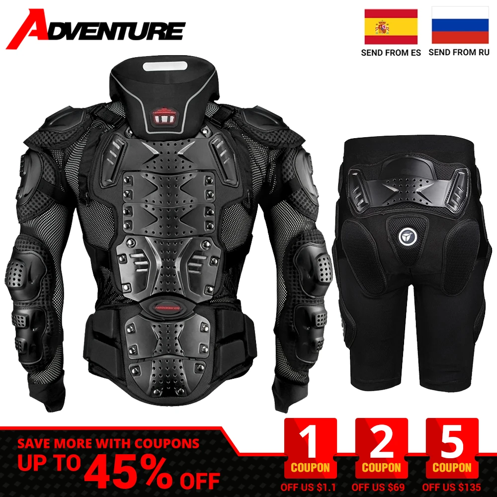 Motorcycle Armor Body Protection Motorcycle Jacket Men Moto Body ...