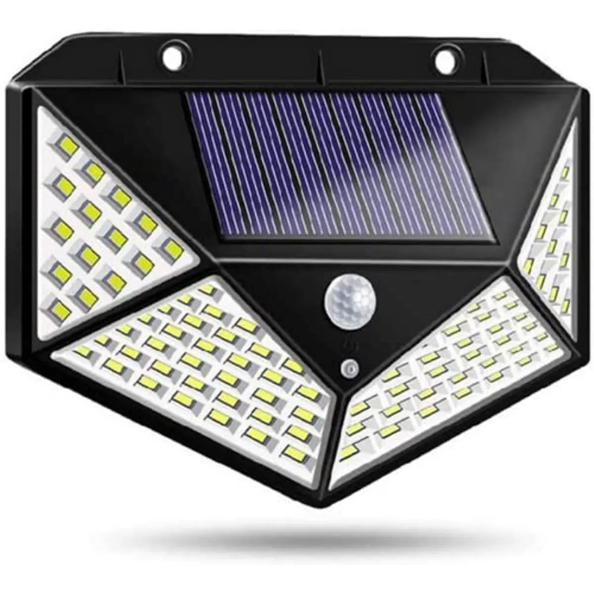 100-LED-Beads-Solar-Waterproof-Power-PIR-Motion-Sensor-Wall-Light ...