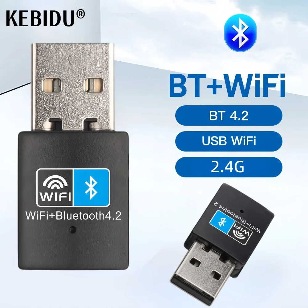 WiFi-Bluetooth-Wireless-Adapter-150Mbps-USB-Adapter-2-4G-Bluetooth-V4-0 ...