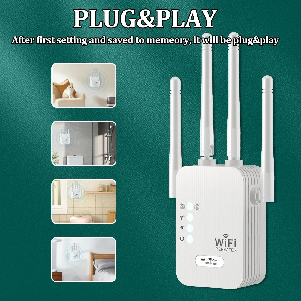 300M-Wireless-Wi-Fi-Router-WiFi-Repeater-Signal-Booster-Dual-Band-2-4G ...