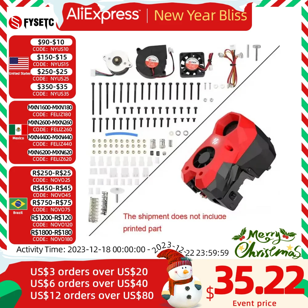 Voron-Stealthburner-Kit-SB-Hotend-Extruder-ABS-Stealth-Burner-Kit-with ...