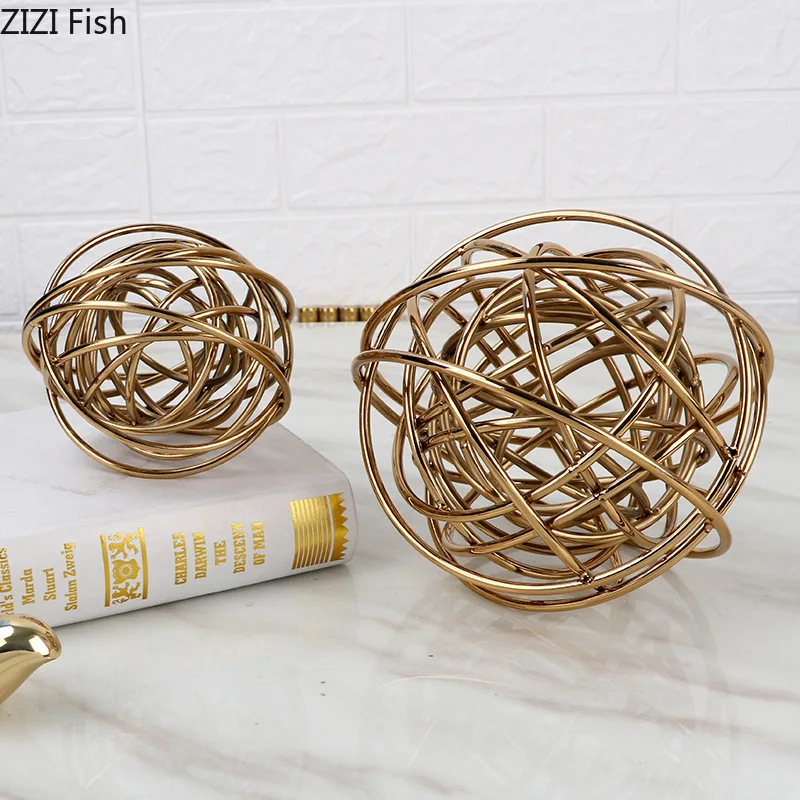 Multilayer Metal Circle Ring Crafts Alloy Ornaments Hollow Out Artwork ...