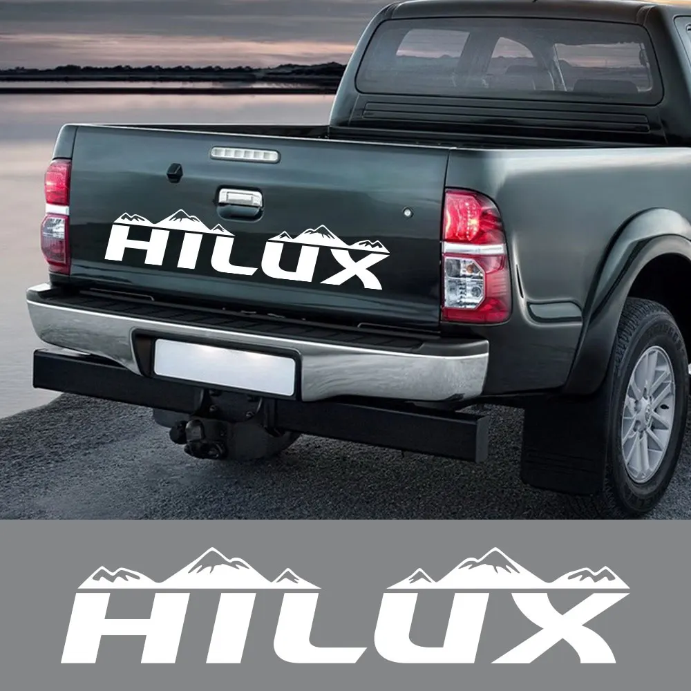 Pickup-Rear-Tailgate-Stickers-For-Toyota-Hilux-Revo-Vigo-Car-Decal ...