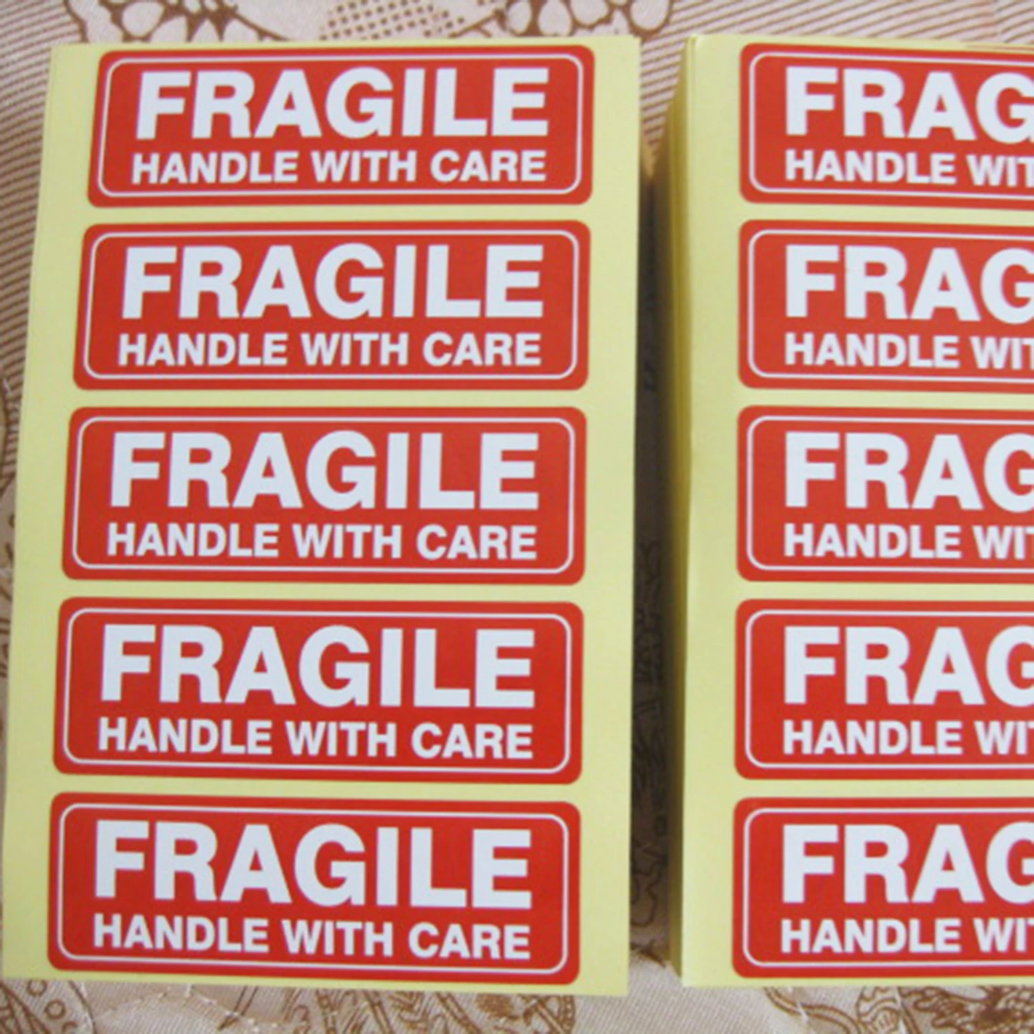 Handle With Care Sticker