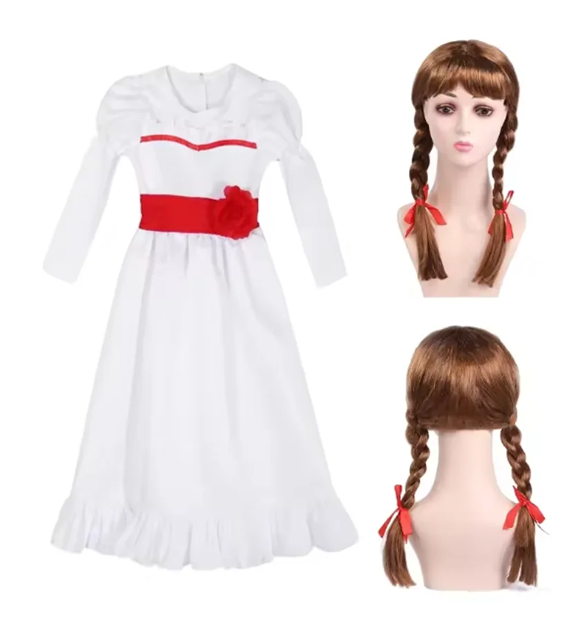 Horror Bride of Chucky Annabelle Cosplay Costume Dress Conjuring Doll ...