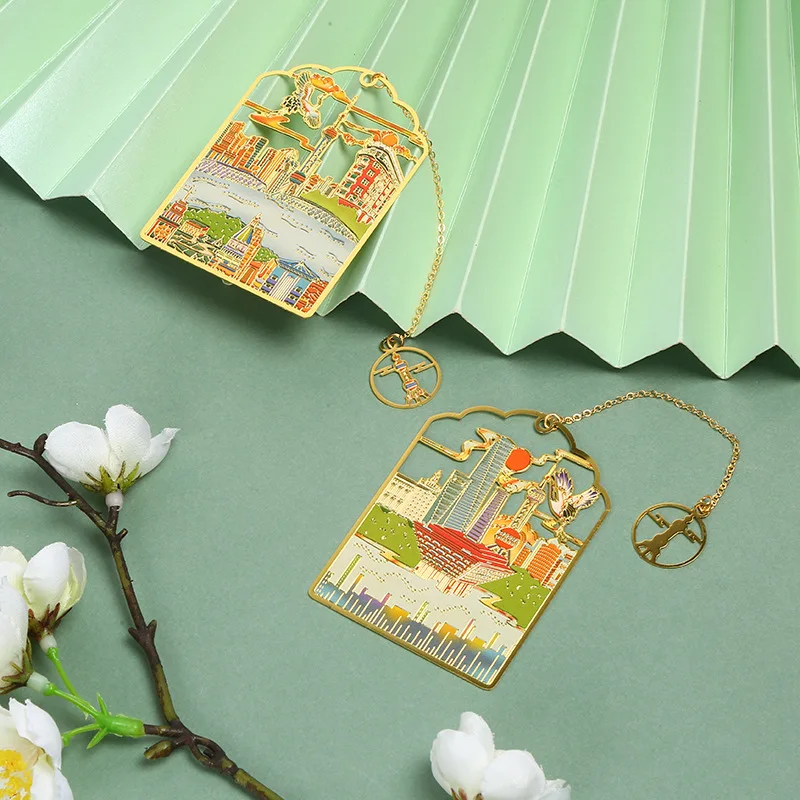 Shanghai-Bund-Metal-Bookmark-Cultural-and-Creative-Companion-Gift ...