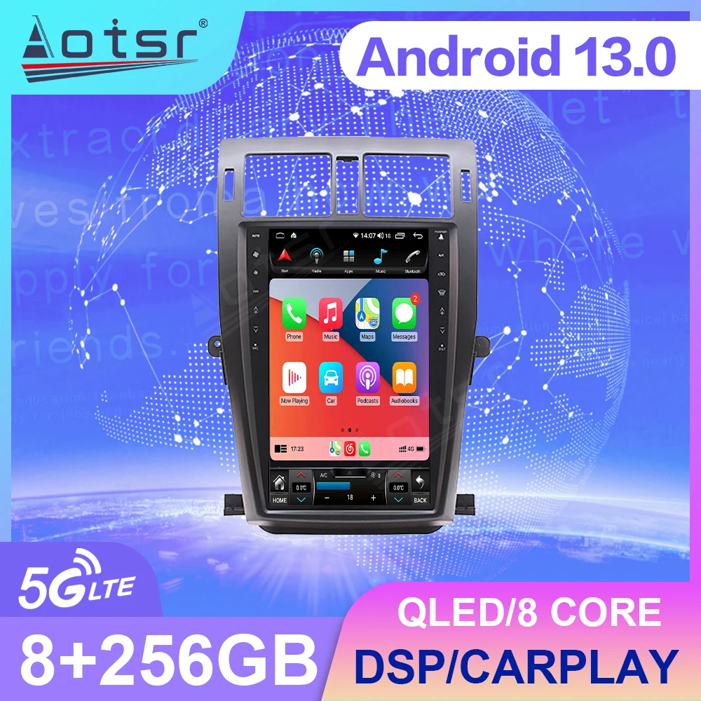 13-6-Touch-Screen-For-Toyota-Crown-2010-2014Android-Car-Radio-GPS-Auto ...