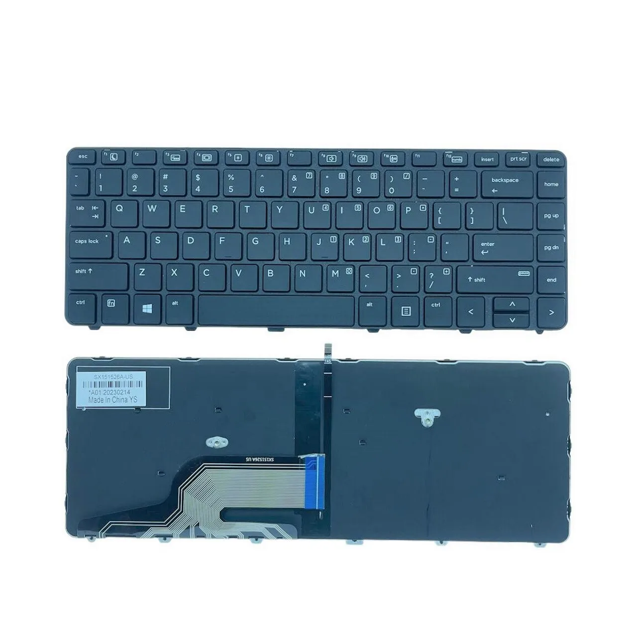 New US Laptop Backlit Keyboard For HP Probook 430 G3 430 G4 440 G3 440 ...