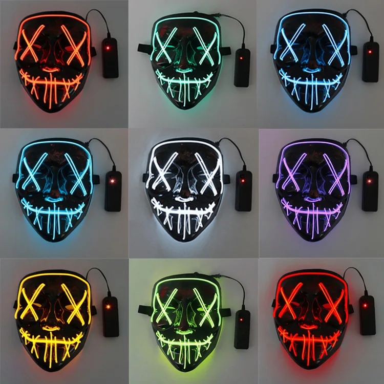LED-Luminous-Ghost-Face-Mask-Halloween-Terror-V-fantasma-bola-de ...