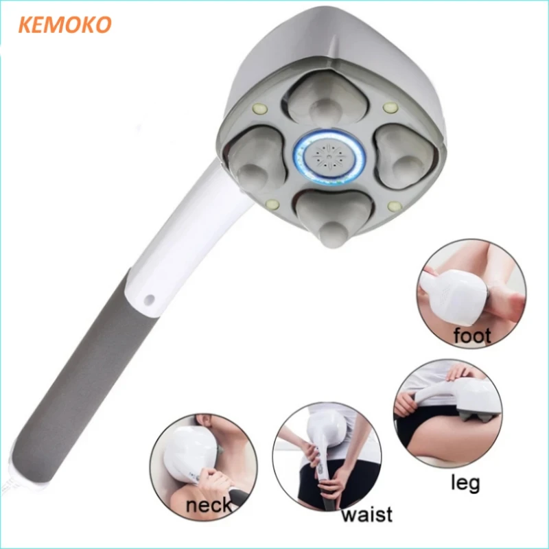 Electric-Handheld-Massager-Hammer-Vibrating-Back-Muscle-Relax-Neck-Body ...