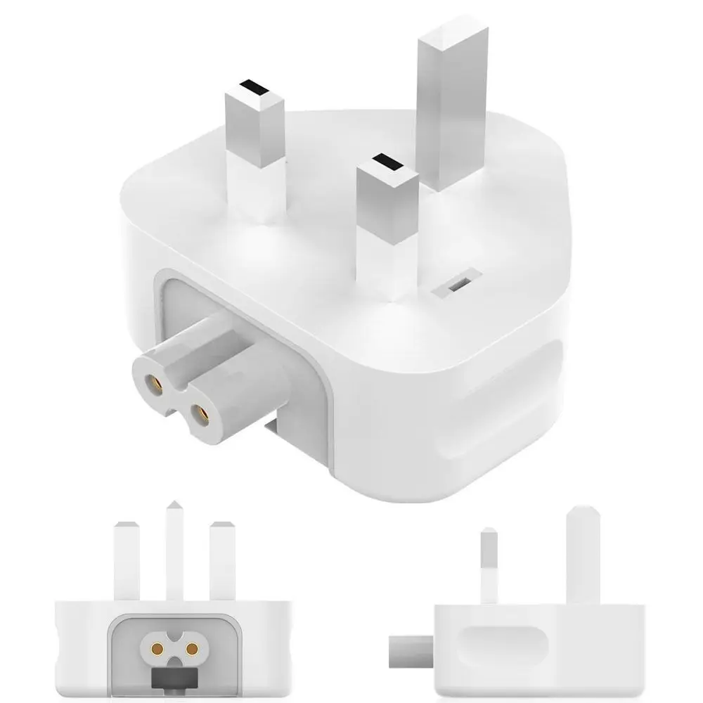 1PC Universal UK Adapter Wall Plug Duckhead For MacBook Power Charger ...