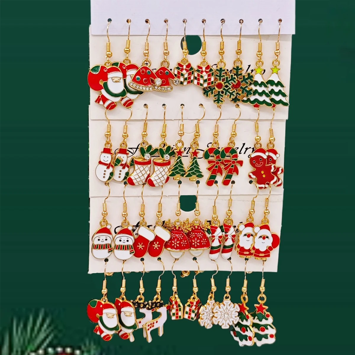 Harong-pendientes-colgantes-de-Navidad-para-mujer-aretes-creativos-de ...