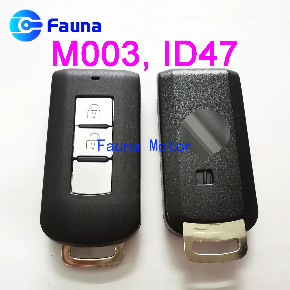 2-Button-434MHz-Smart-Keyless-Go-Remote-Control-For-Mitsubishi-GHR-M003 ...