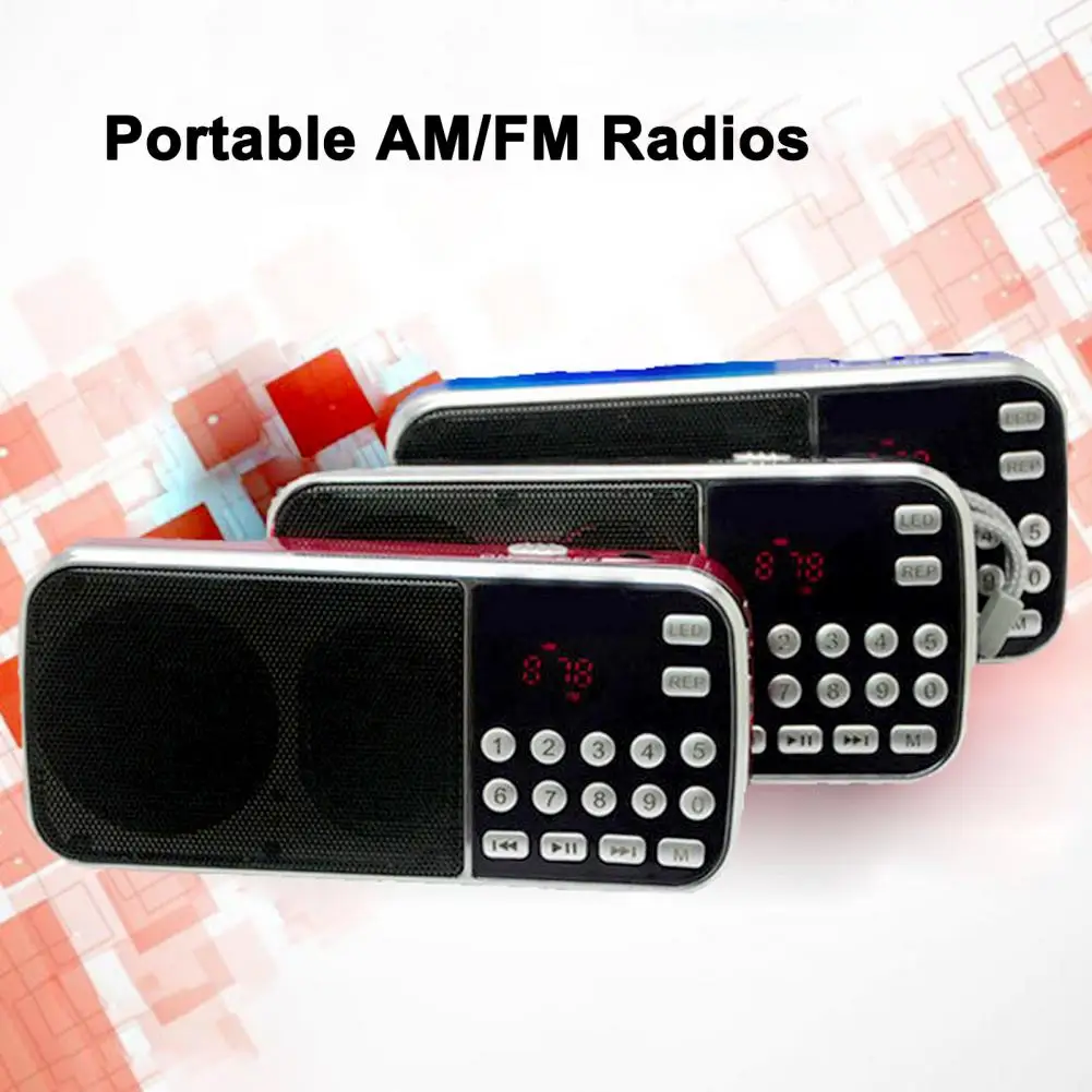 Y-501-FM-Radio-Digital-mendukung-kartu-TF-USB-AUX-Mini-portabel-Radio ...