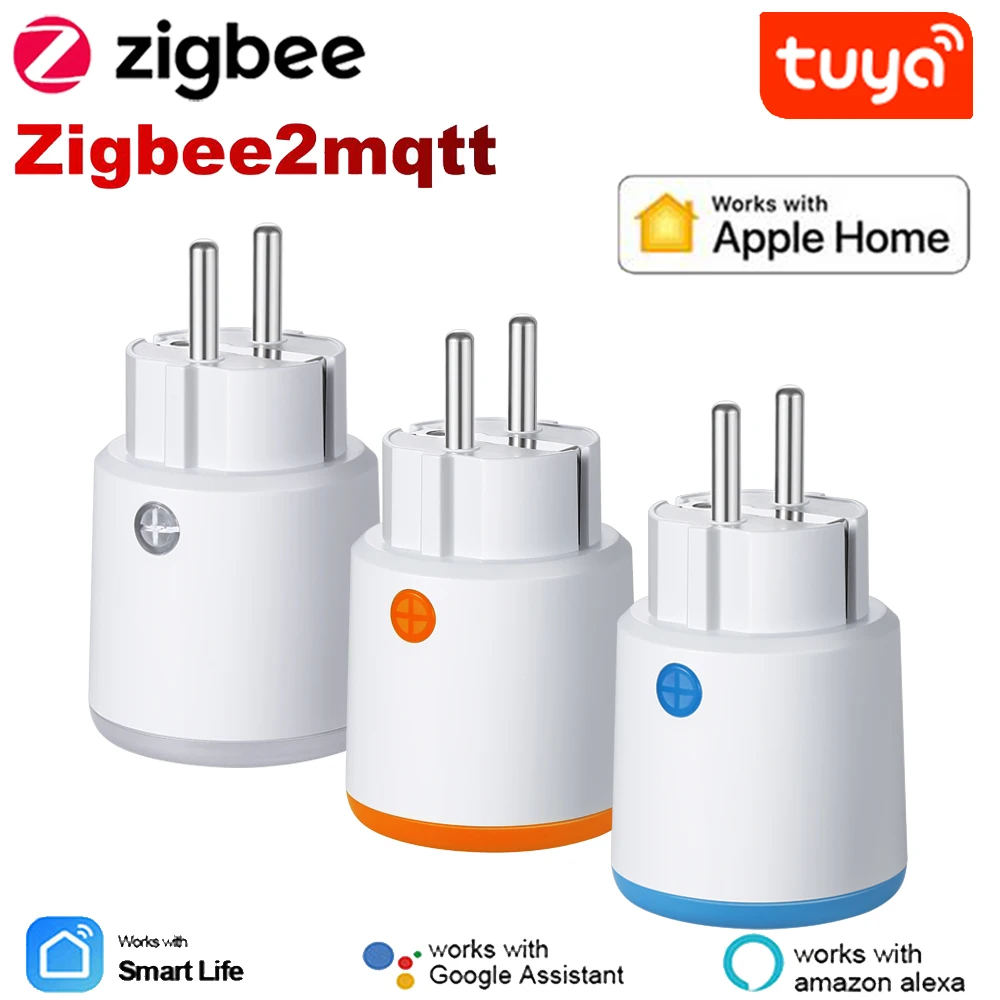Homekit-Tuya-Smart-Zigbee-3-0-Power-Plug-16A-EU-Outlet-Meter-Remote ...