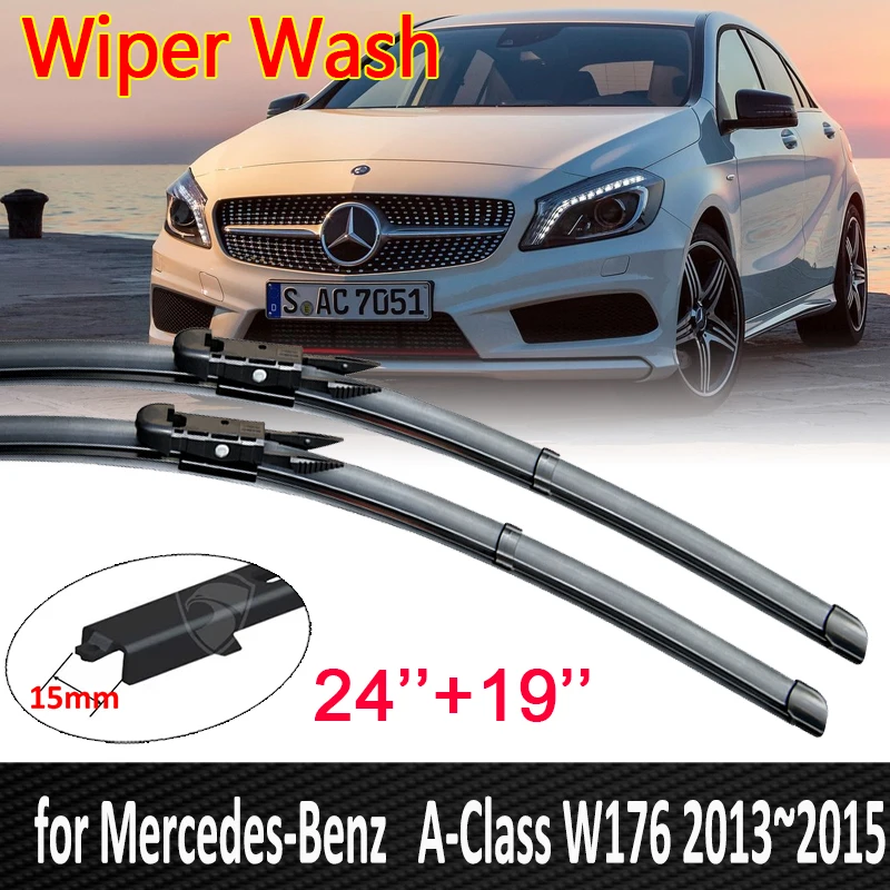 for Mercedes Benz A-Class W176 2013~2015 Car Wiper Blades Windscreen ...