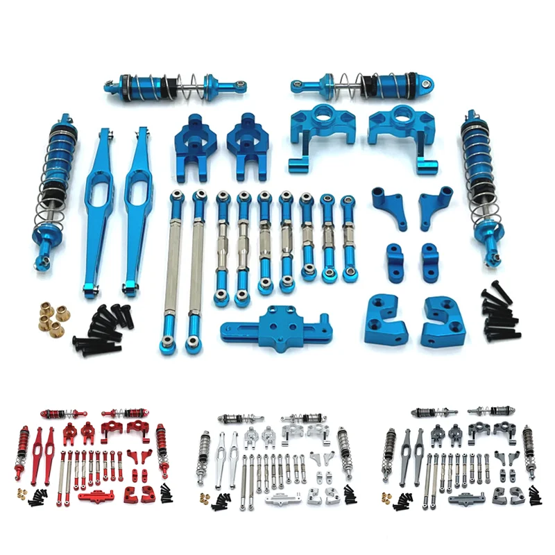 Wltoys-12429-Metal-Upgrade-Parts-Kit-Steering-Assembly-Link-Rod-Shock ...