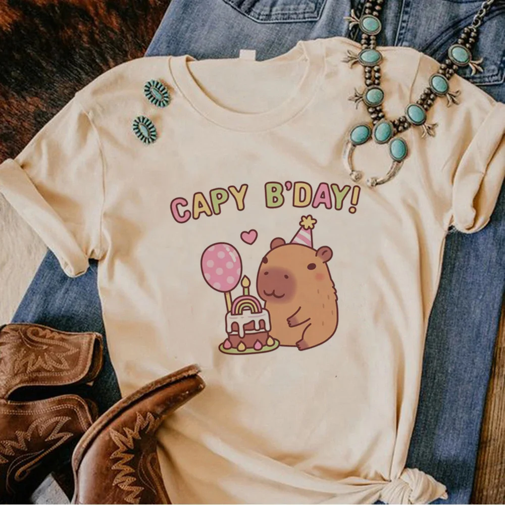 Camiseta-capivara-feminina-Top-Harajuku-para-menina-roupas-de-grife ...