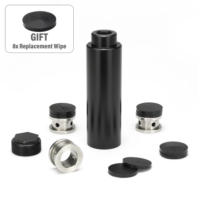 Super Mini 1.2"OD 4''L Aluminum 7075 Fuel Cleaning Trap 8x Neoprene ...