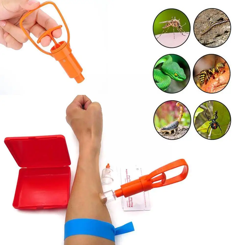 Outdoor Survivor Venom Extractor Kit Safe First Aid Venom Aid Kit ...