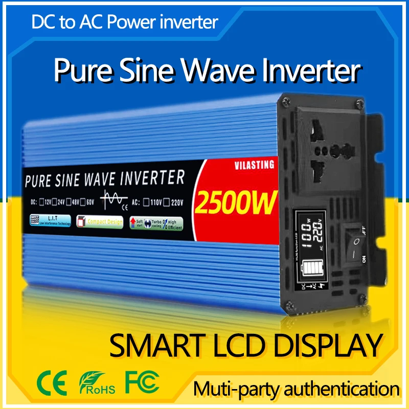 Inverter 12v 220v Pure Sine Wave 5000w | Pure Sine Wave Inverter 24v ...