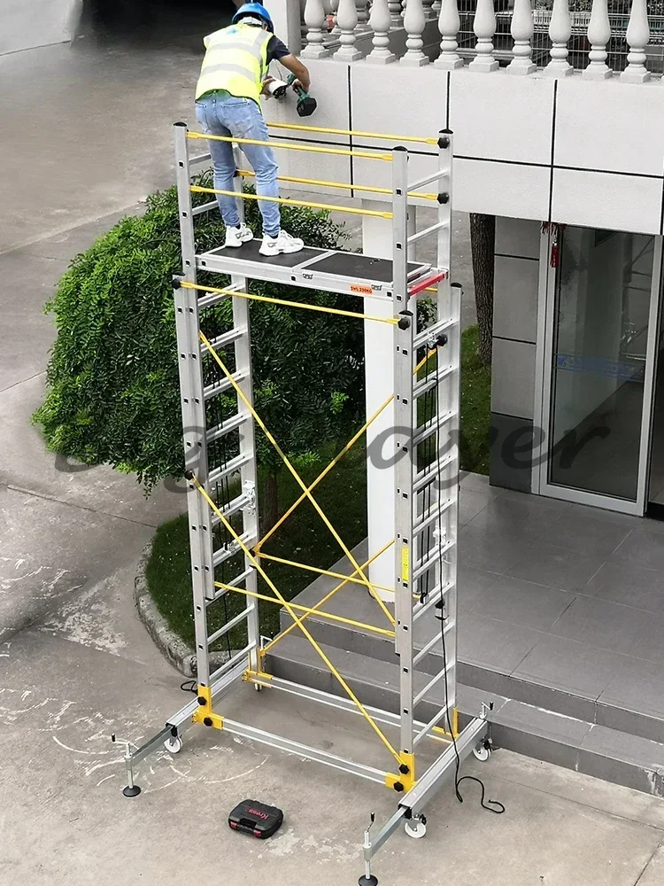 2025 Aluminum Alloy Scaffolding Movable Telescopic Scaffold Factory ...