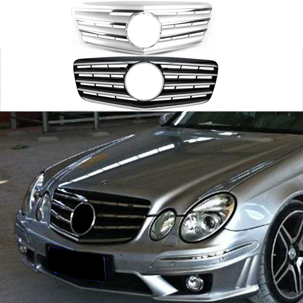 Front-Grill-Racing-Facelift-Upper-Grilles-Bumper-For-Mercedes-Benz-E ...